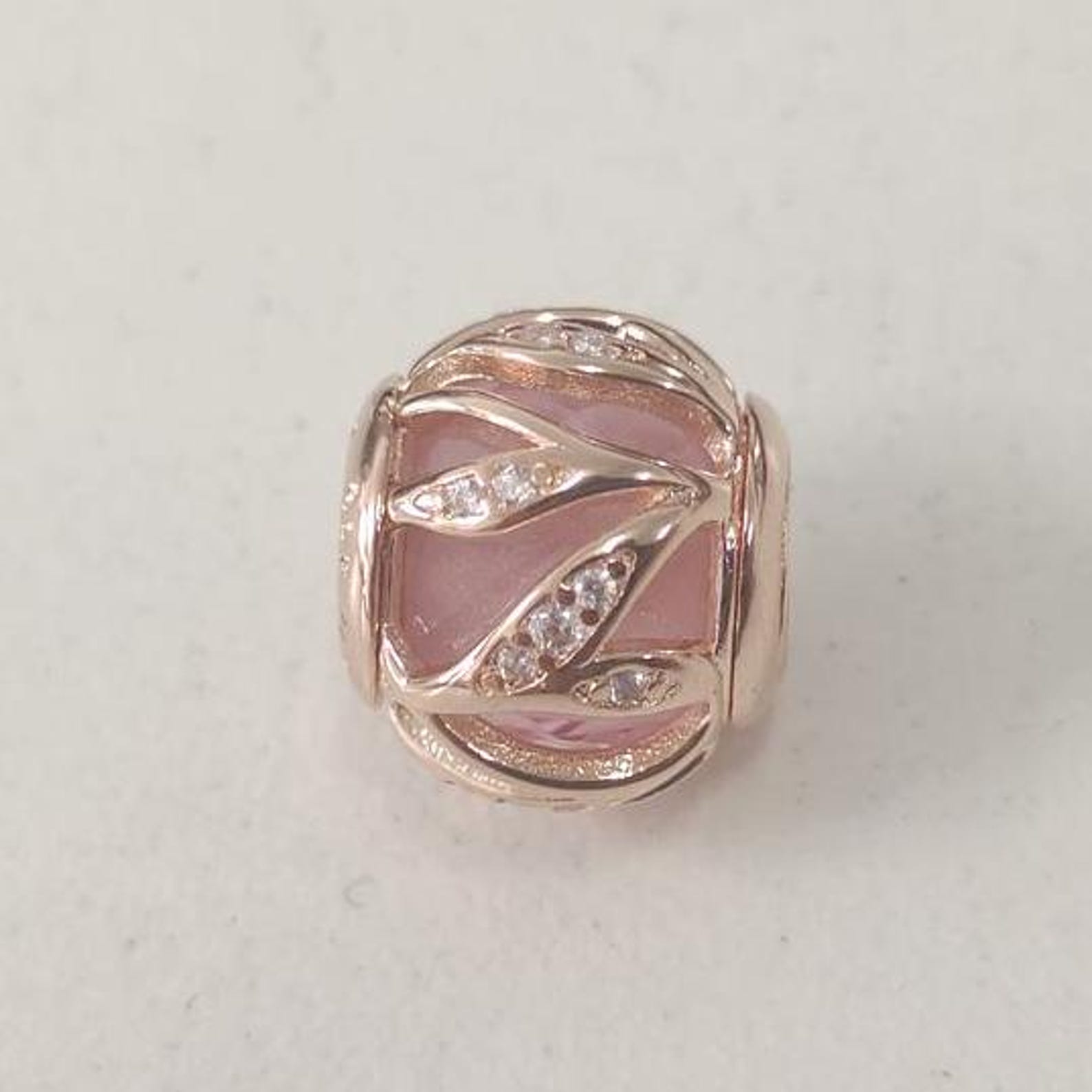Pandora Rose Gold Bonds of Love Pink Essence Charm ALE - Etsy