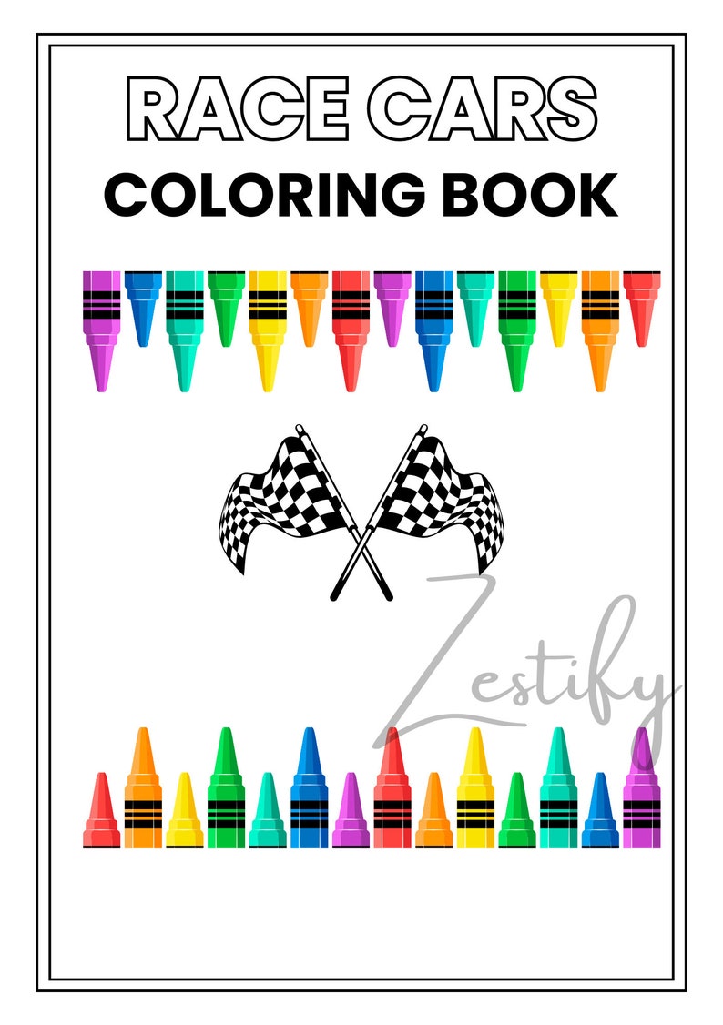 Race Car Coloring Pages for Kids, Toddlers, Preschoolers, Vehicles ...