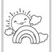 15 Rainbow Coloring Book Pages,printable Coloring Pages,unicorn ...
