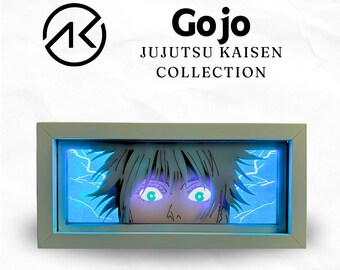 Jujutsu Kaisen Light Box | Gojo Anime Night Light | RGB Manga Lightbox ...