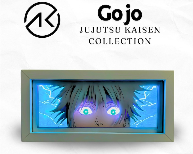 Jujutsu Kaisen Light Box | Gojo Anime Night Light | RGB Manga Lightbox ...