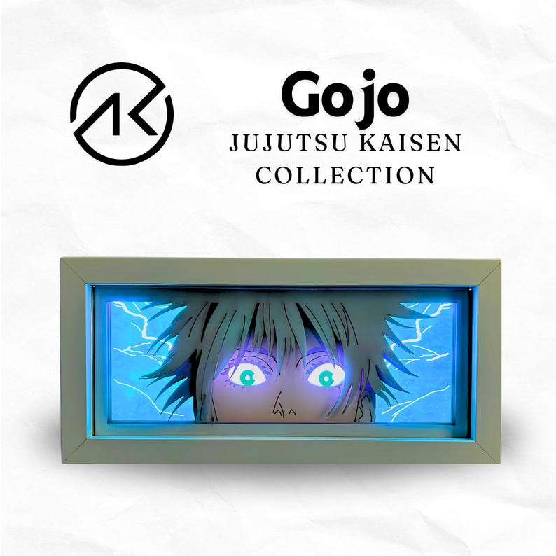 Jujutsu Kaisen Light Box | Gojo Anime Night Light | RGB Manga Lightbox ...