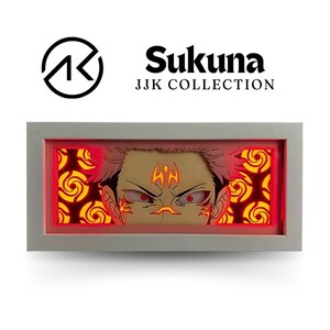 Jujutsu Kaisen Anime Light Box | Jujutsu Kaisen RGB Night Light | Manga ...