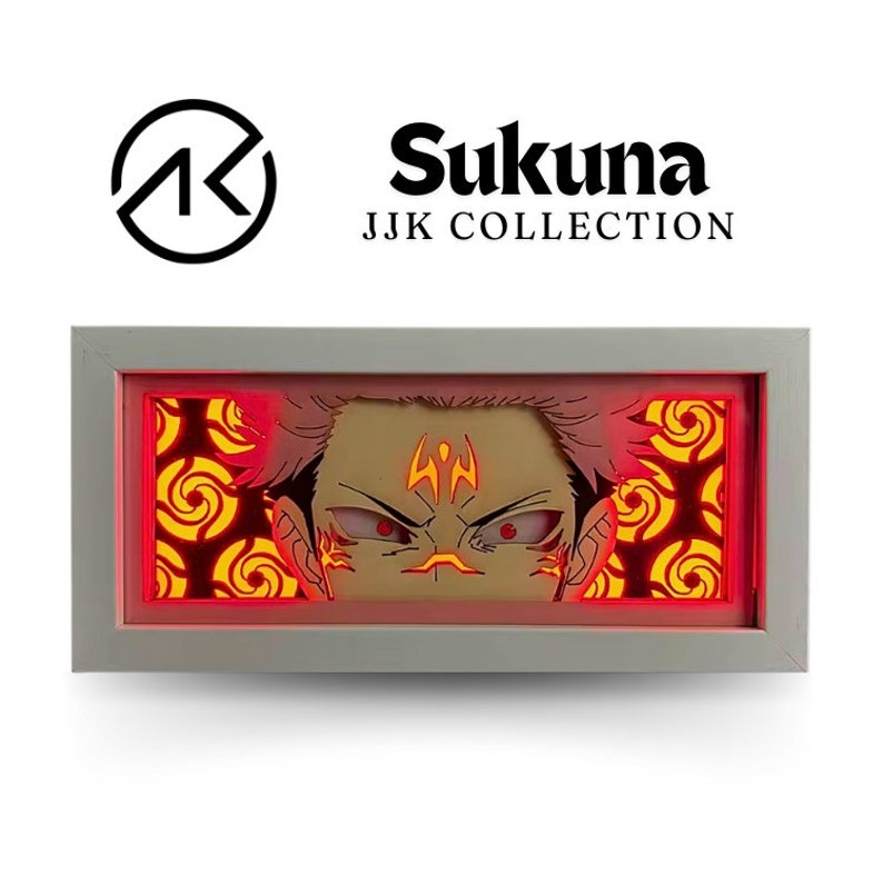 Jujutsu Kaisen Anime Light Box | Jujutsu Kaisen RGB Night Light | Manga ...