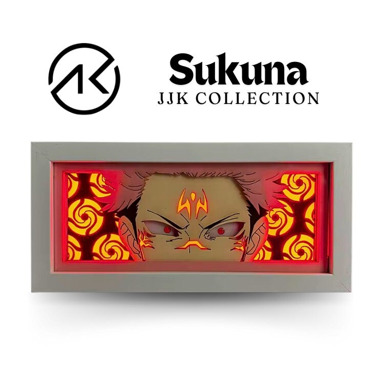 Jujutsu Kaisen Anime Light Box | Jujutsu Kaisen RGB Night Light | Manga ...
