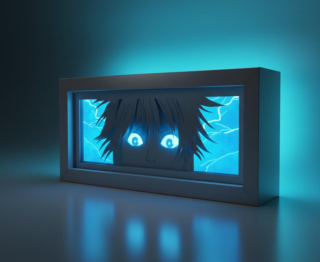 Jujutsu Kaisen Light Box | Gojo Anime Night Light | RGB Manga Lightbox ...
