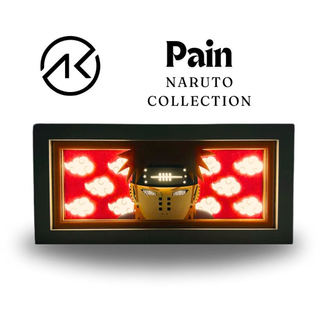 Naruto Anime Light Box | Pain Anime Night Light | RGB Manga Lightbox ...