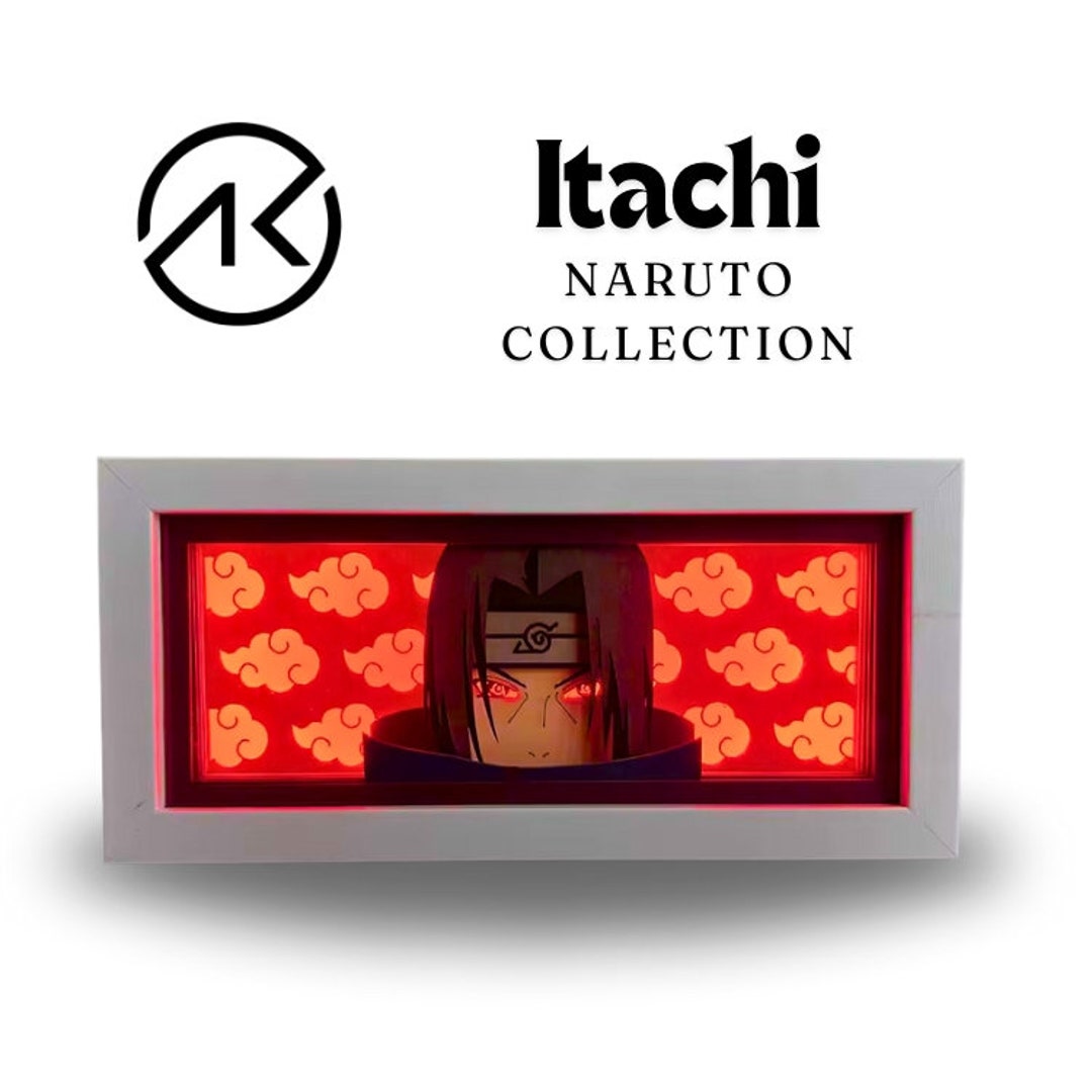 Naruto Anime Light Box | Itachi Anime Night Light | RGB Lightbox ...