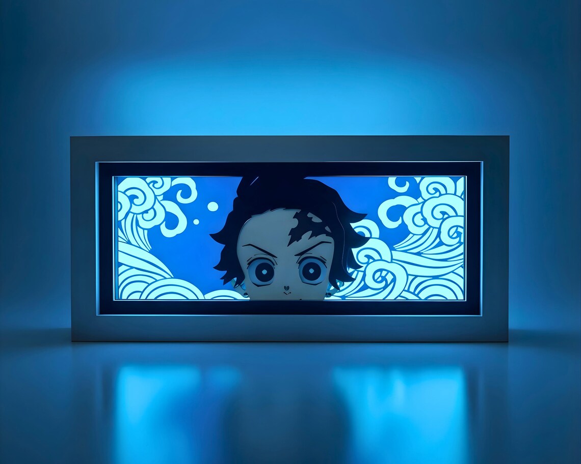 Demon Slayer Anime Light Box | Tanjiro Kamado Lightbox | Lightbox ...