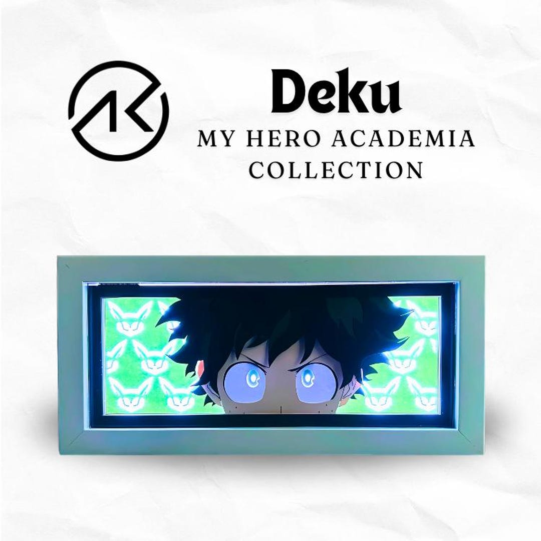 My Hero Academia Light Box | Deku Anime Night Light | RGB Manga ...