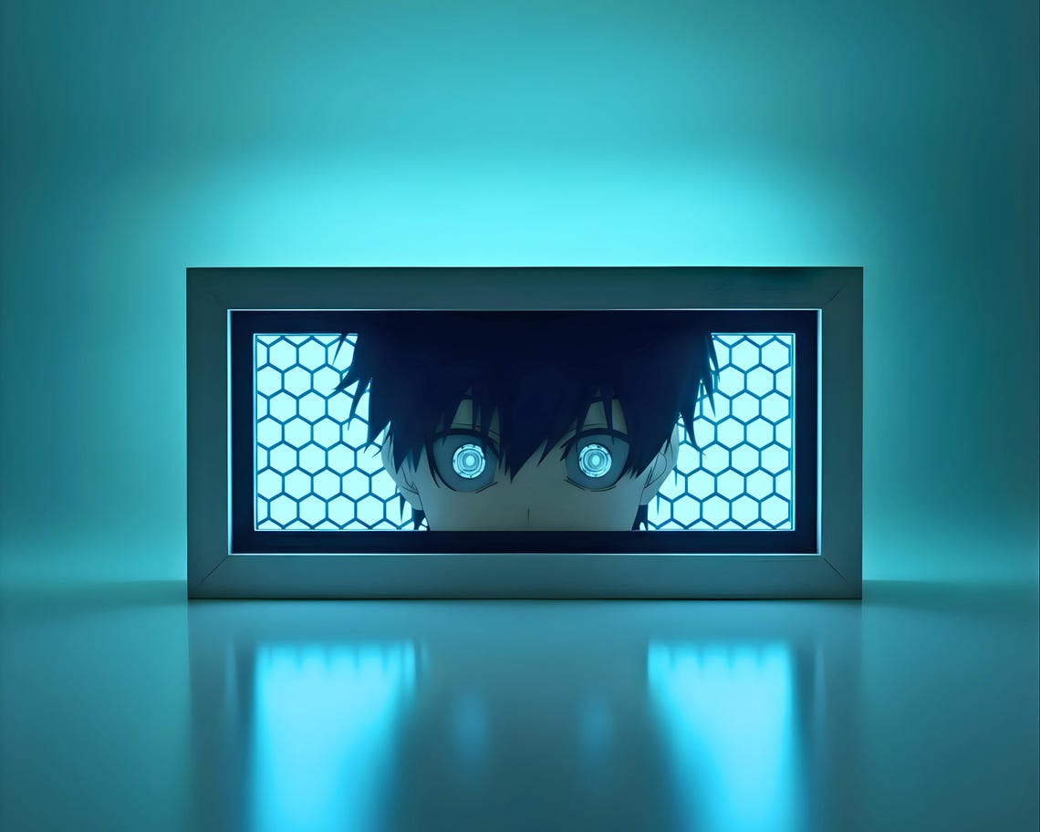 Isagi Light Box | Yoichi Isagi Light Box | Blue Lock Anime Decor | Goal ...