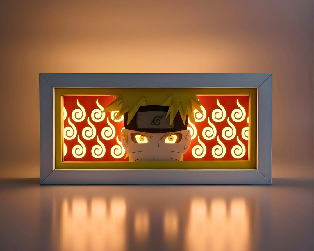 Naruto Anime Light Box | Naruto Uzumaki Anime Night Light | RGB ...