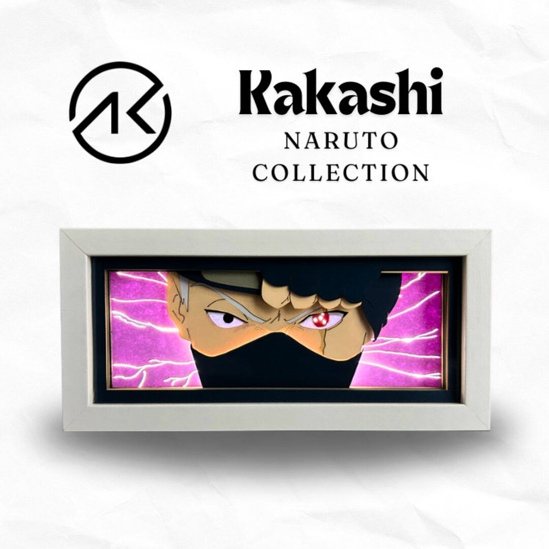 Naruto Anime Light Box Kakashi Hatake Box Light RGB Lightbox Anime Gift ...