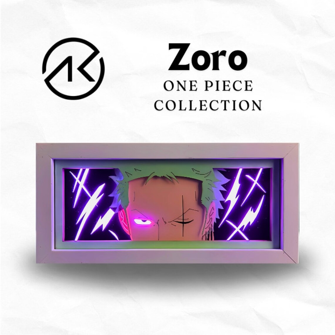 One Piece Anime Light Box | Roronoa Zoro Anime Lightbox | Manga ...