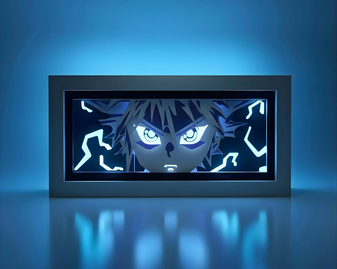 Killua Light Box | Hunter X Hunter LED Lamp | Anime RGB Lightbox ...