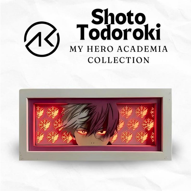 Todoroki Light Box | My Hero Academia LED Light-up Box | Shoto Todoroki ...