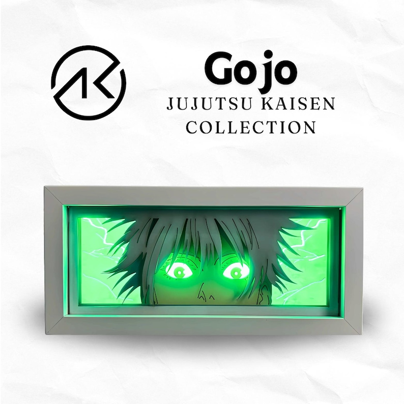 Jujutsu Kaisen Light Box | Gojo Anime Night Light | RGB Manga Lightbox ...
