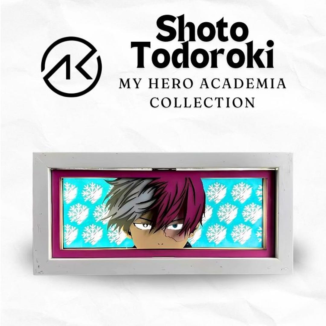 Todoroki Light Box | My Hero Academia LED Light-up Box | Shoto Todoroki ...