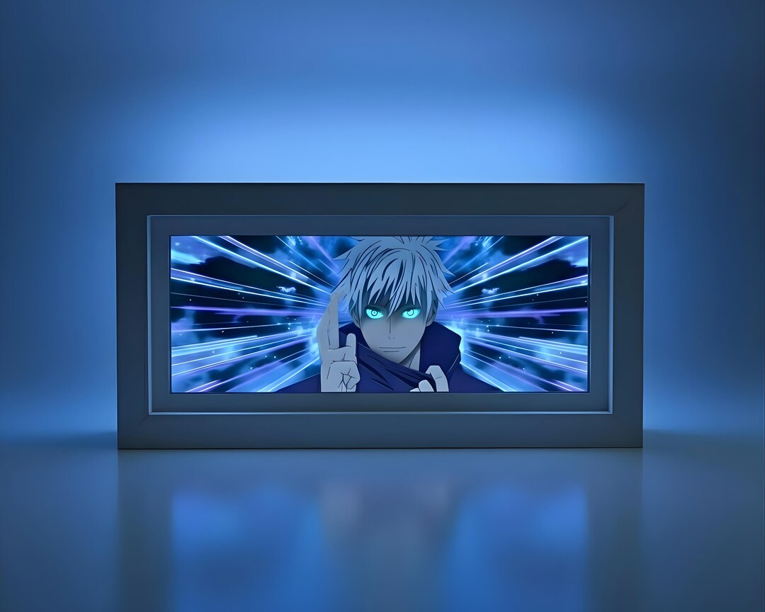 Gojo Satoru Jujutsu Kaisen Light Box | Anime Led Lamp | Rgb Manga ...