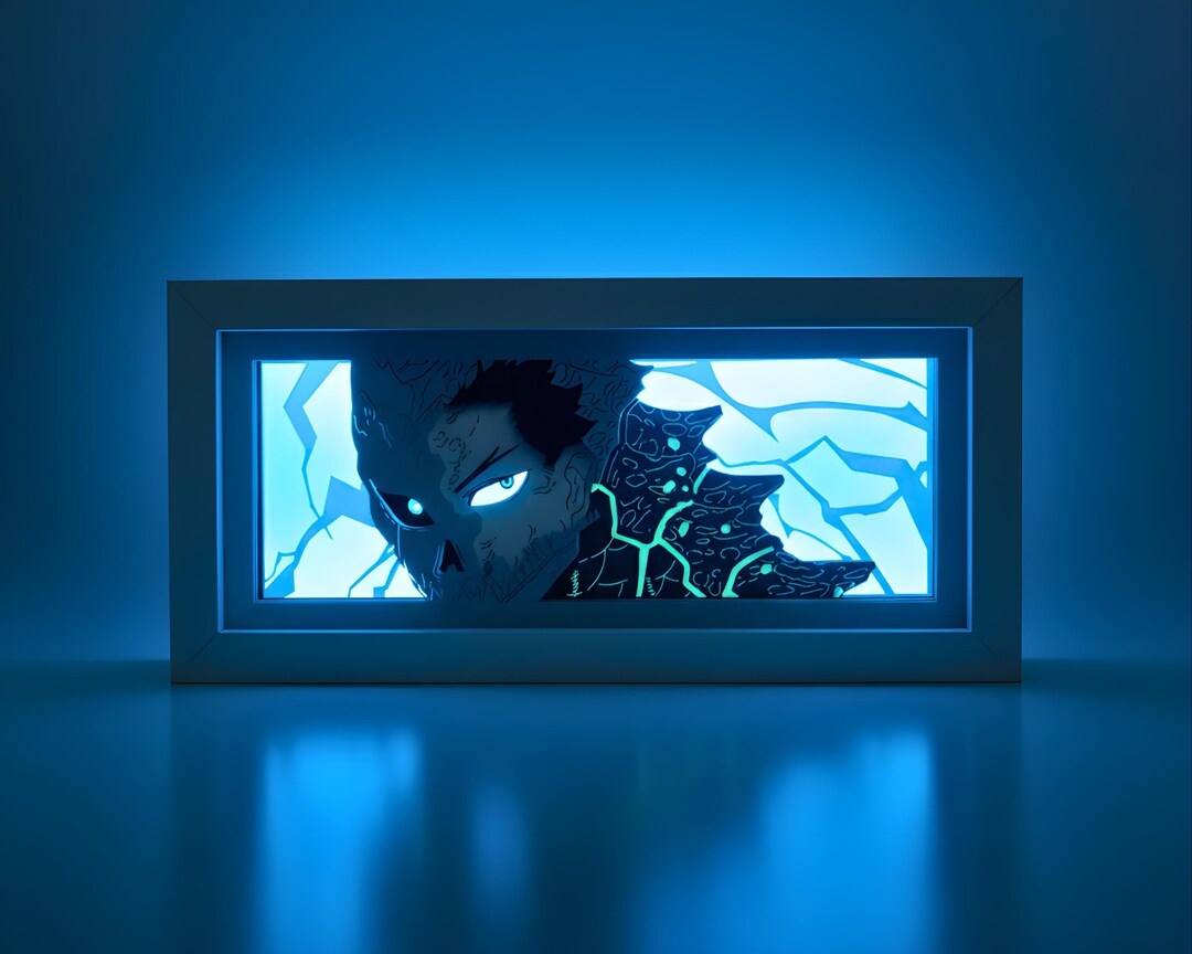 Kafka Hibino Light Box | Kaiju No. 8 Anime Night Light | RGB Manga Lamp ...