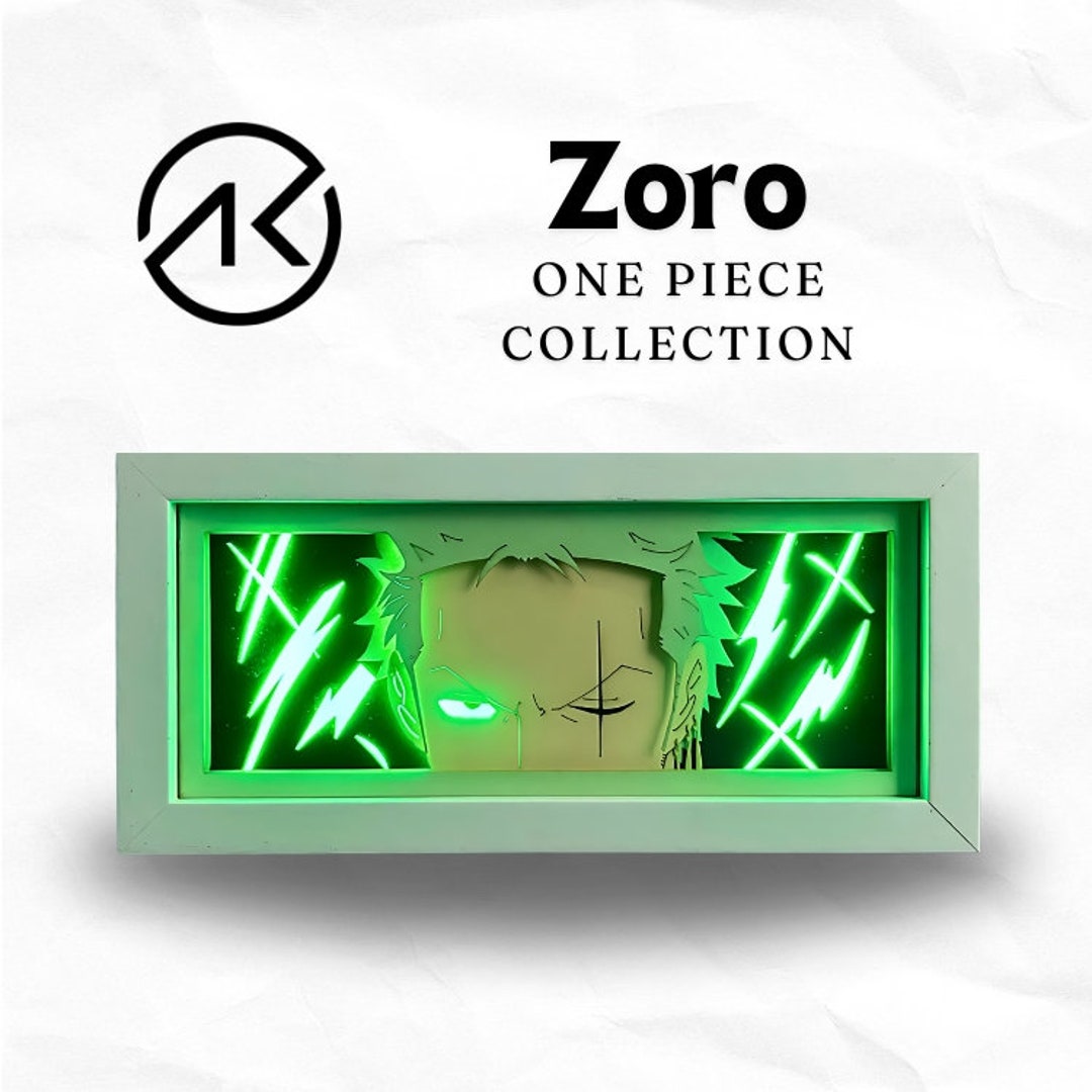 One Piece Anime Light Box | Roronoa Zoro Anime Lightbox | Manga ...