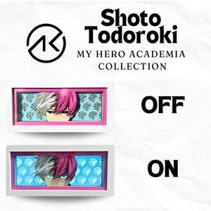 Todoroki Light Box | My Hero Academia LED Light-up Box | Shoto Todoroki ...