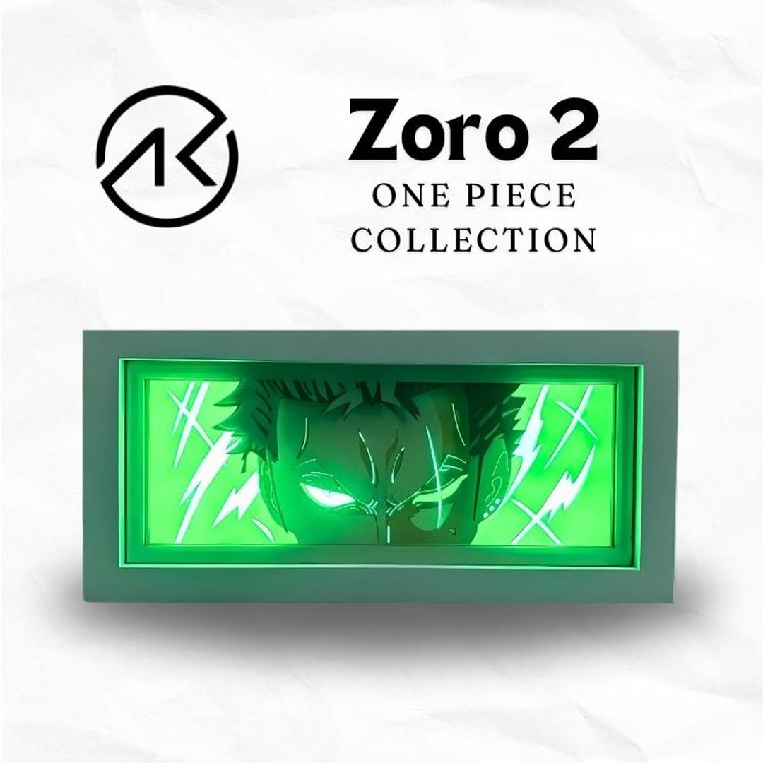 Roronoa Zoro Anime Lightbox V2 | One Piece Anime Light Box | Manga ...