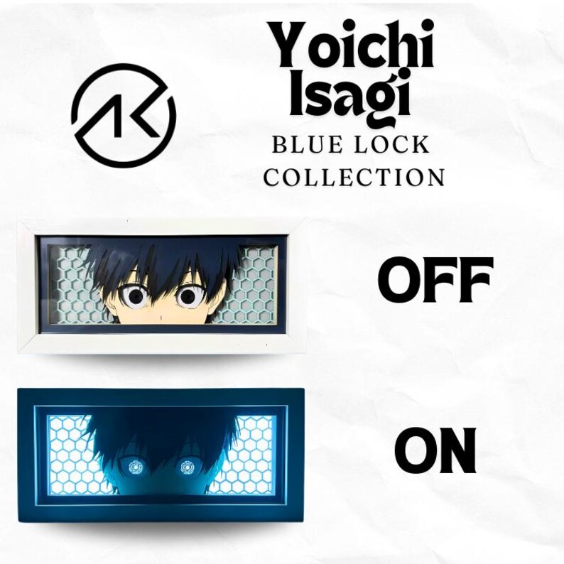 Isagi Light Box | Yoichi Isagi Light Box | Blue Lock Anime Decor | Goal ...