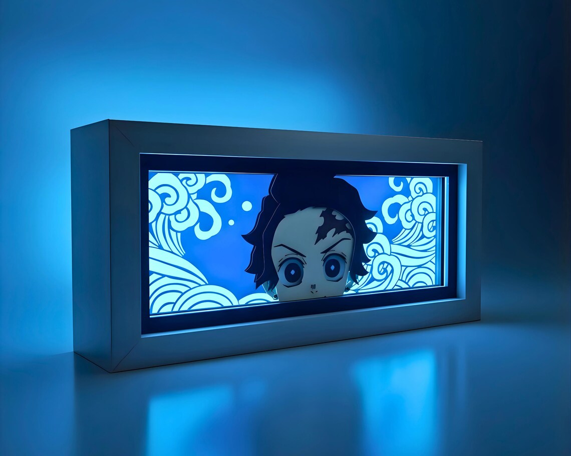 Demon Slayer Anime Light Box | Tanjiro Kamado Lightbox | Lightbox ...