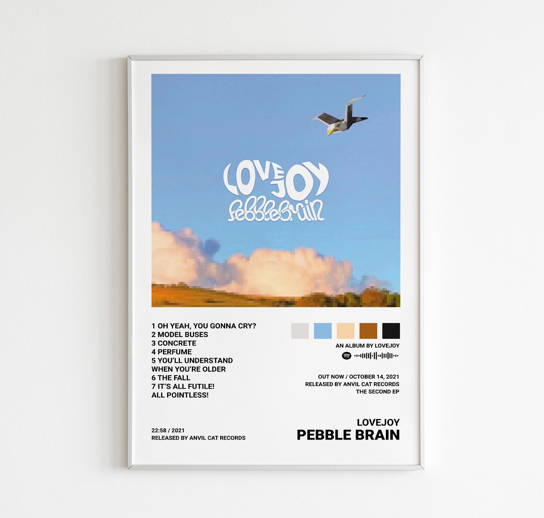 Lovejoy Poster, Pebble Brain Album Cover Poster, Custom Poster, Music ...