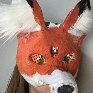 Embracing Your Inner Fox: A Custom-made Mask - Etsy
