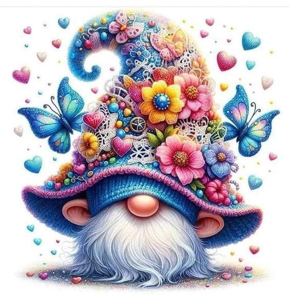 Summer Gnome Watercolor Clipart Bundle 11 Pngs Watercolor Summer Beach ...