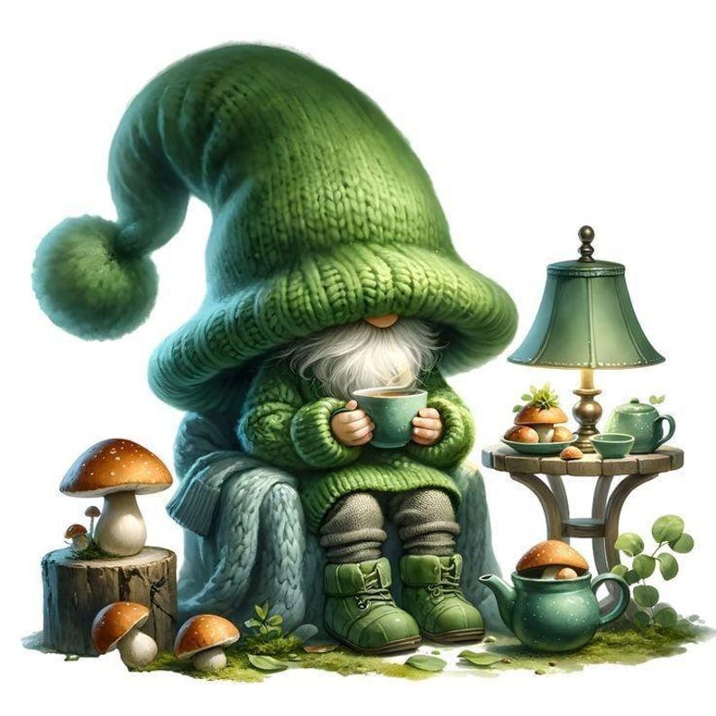 Fall Gnome Clipart Bundle, Autumn Gnome,hello Fall Gnome Graphics ...