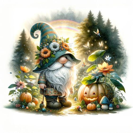Fall Gnome Clipart Bundle, Autumn Gnome,hello Fall Gnome Graphics ...