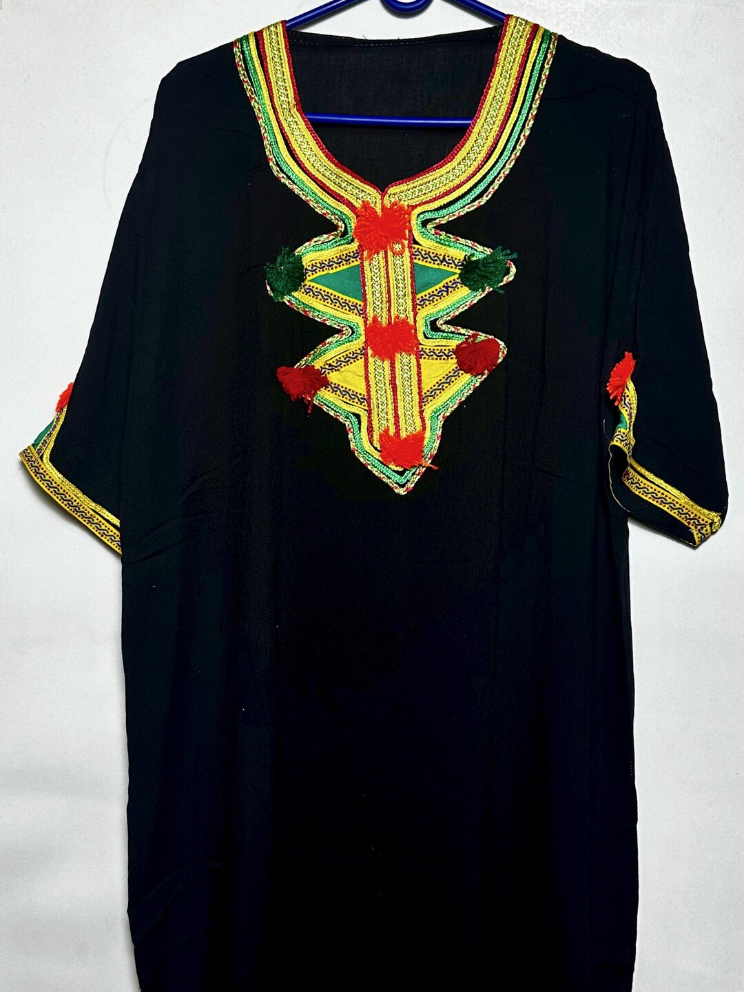 Moroccan Gandoura Kaftan New Dress Berber Design for Women Striped ...