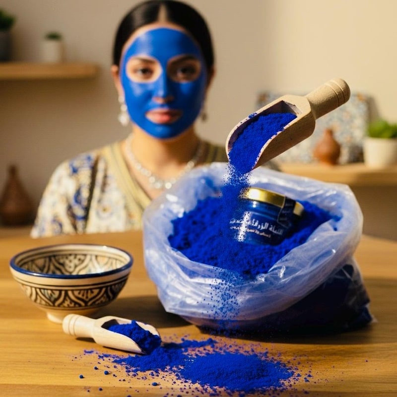 Nila blue powder from morocco - Etsy.de
