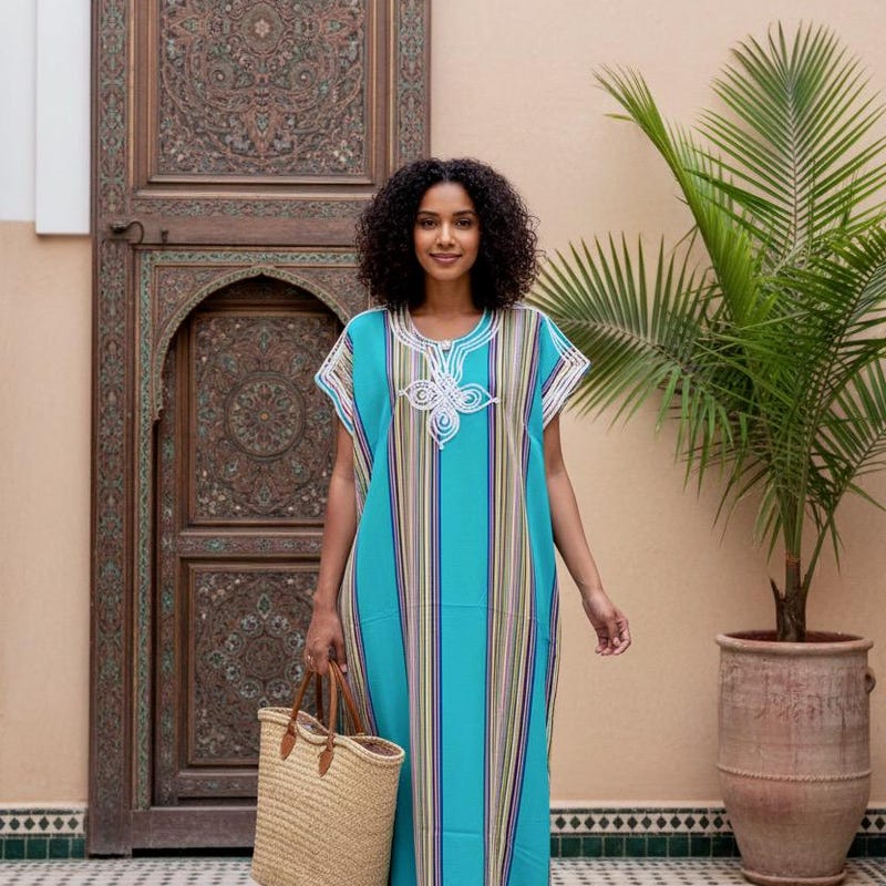 Moroccan Gandoura Womens - Etsy