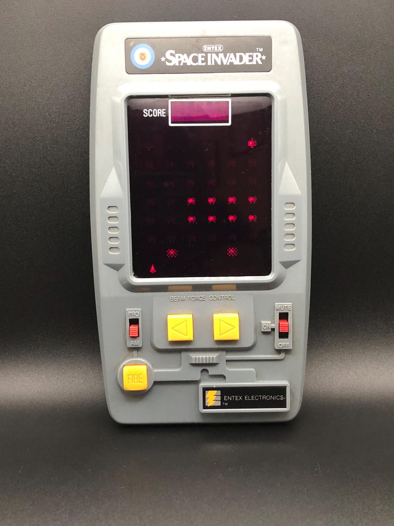 1981 Entex Space Invaders Handheld Video Game-original Owner - Etsy