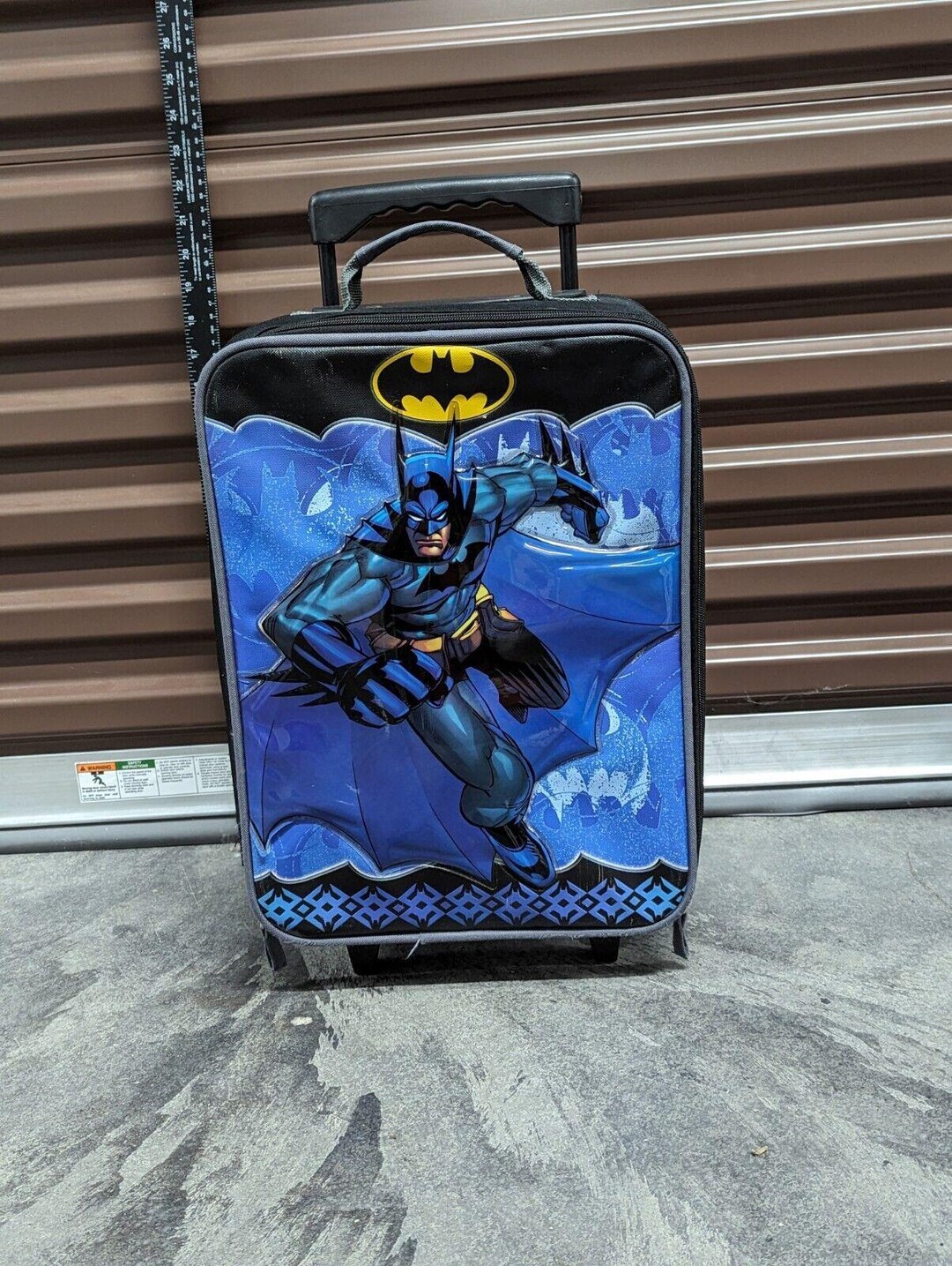 Vintage DC Comics Batman Rolling Spinner 18" Carry on Suitcase Luggage ...
