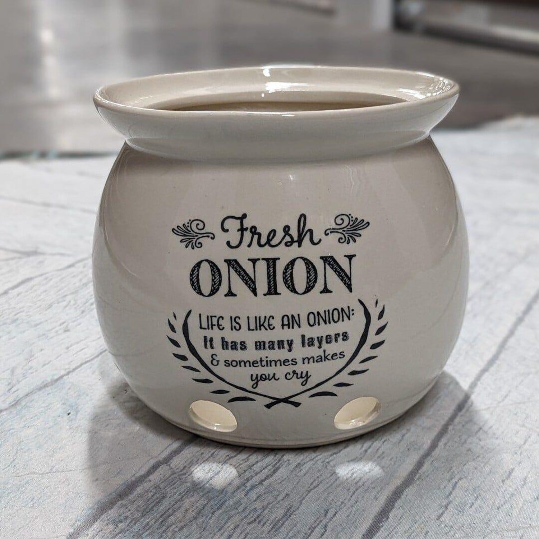 Vintage Nantucket Farmhouse Ceramic Onion Crock Storage Container - Etsy