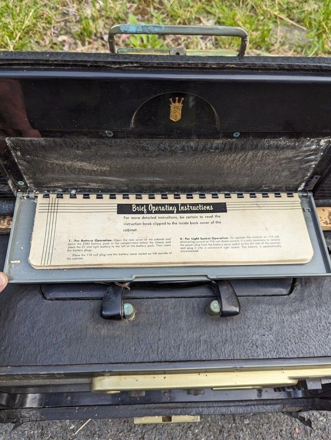 Zenith Transoceanic Radio Wave Magnet VINTAGE Shortwave A600 1950's ...