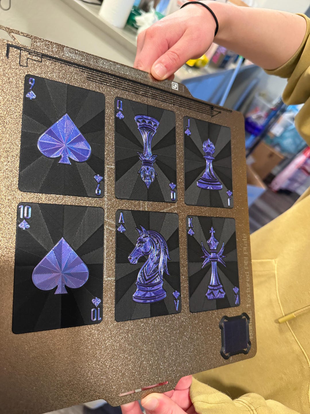 Artisan 3D Printed Playing Cards – Durable, Waterproof Smooth-shuffling ...