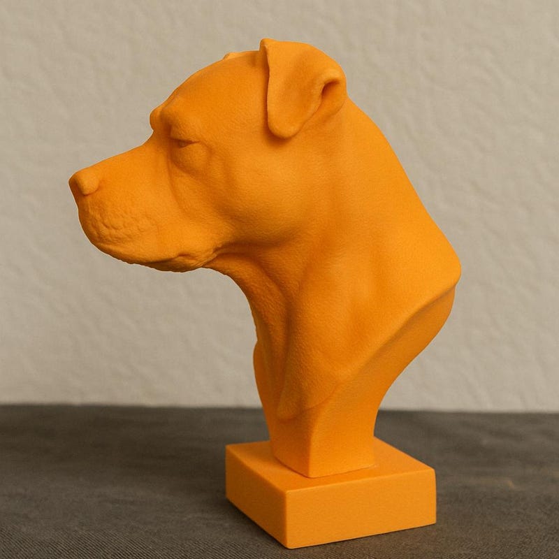 Pit Bull Sculpture - Etsy