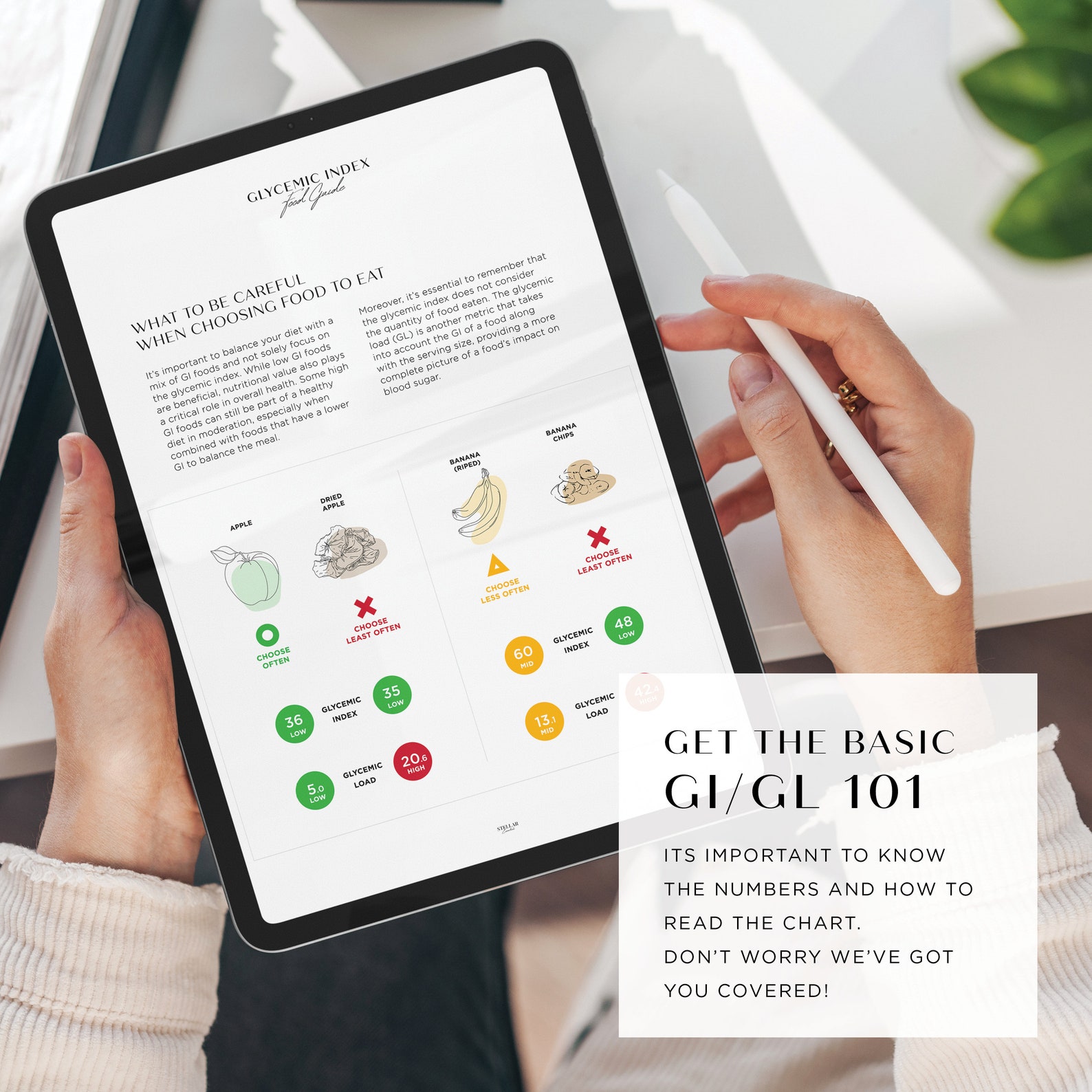 Glycemic Index Food List, Diabetic Food List, Glycemic Load Chart, GI ...