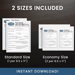 The Office Mystery Mad Libs-style Game | Team Building Activity ...