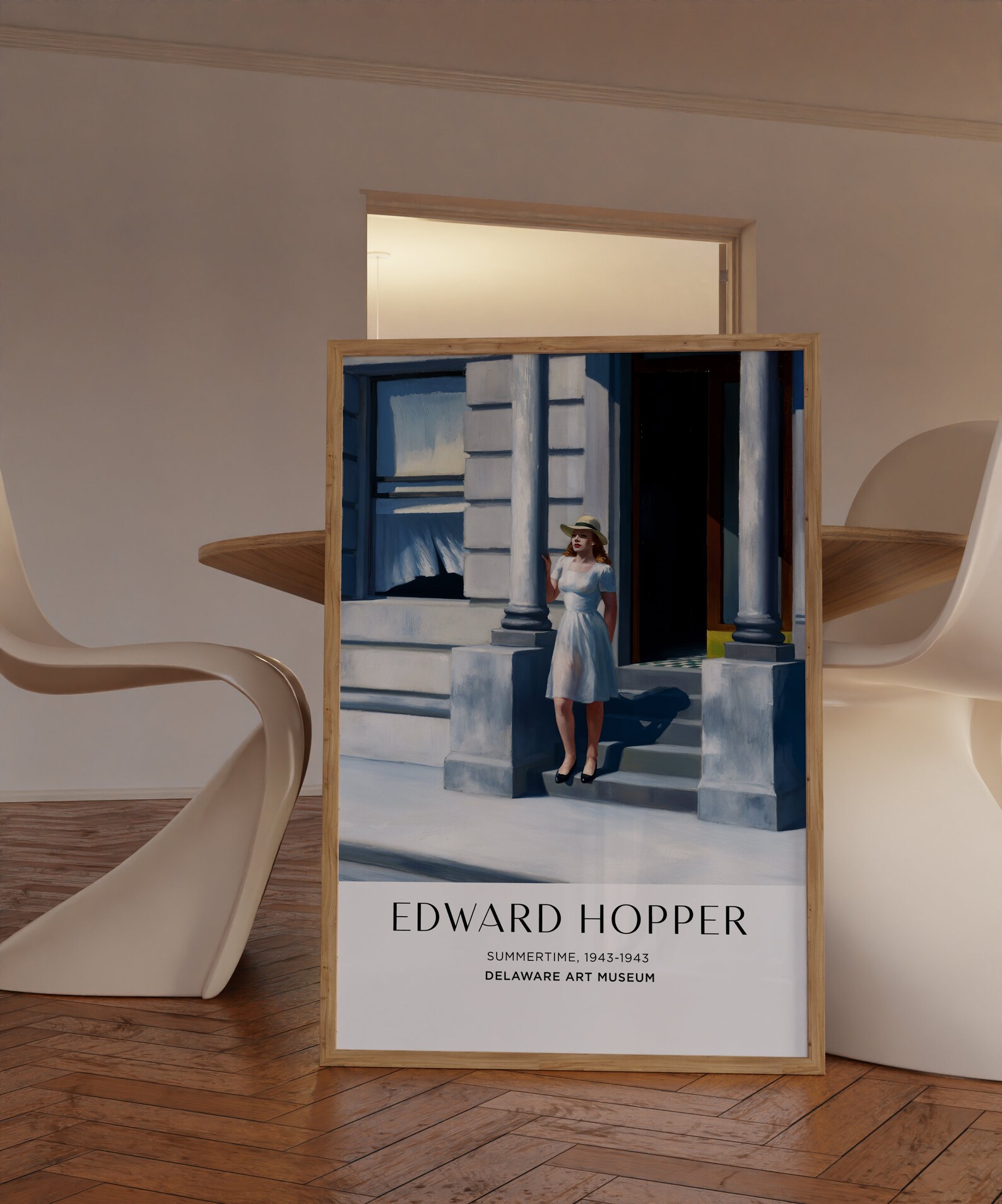 Edward Hopper Summertime Art Print, Realism Painting, Classic Art ...