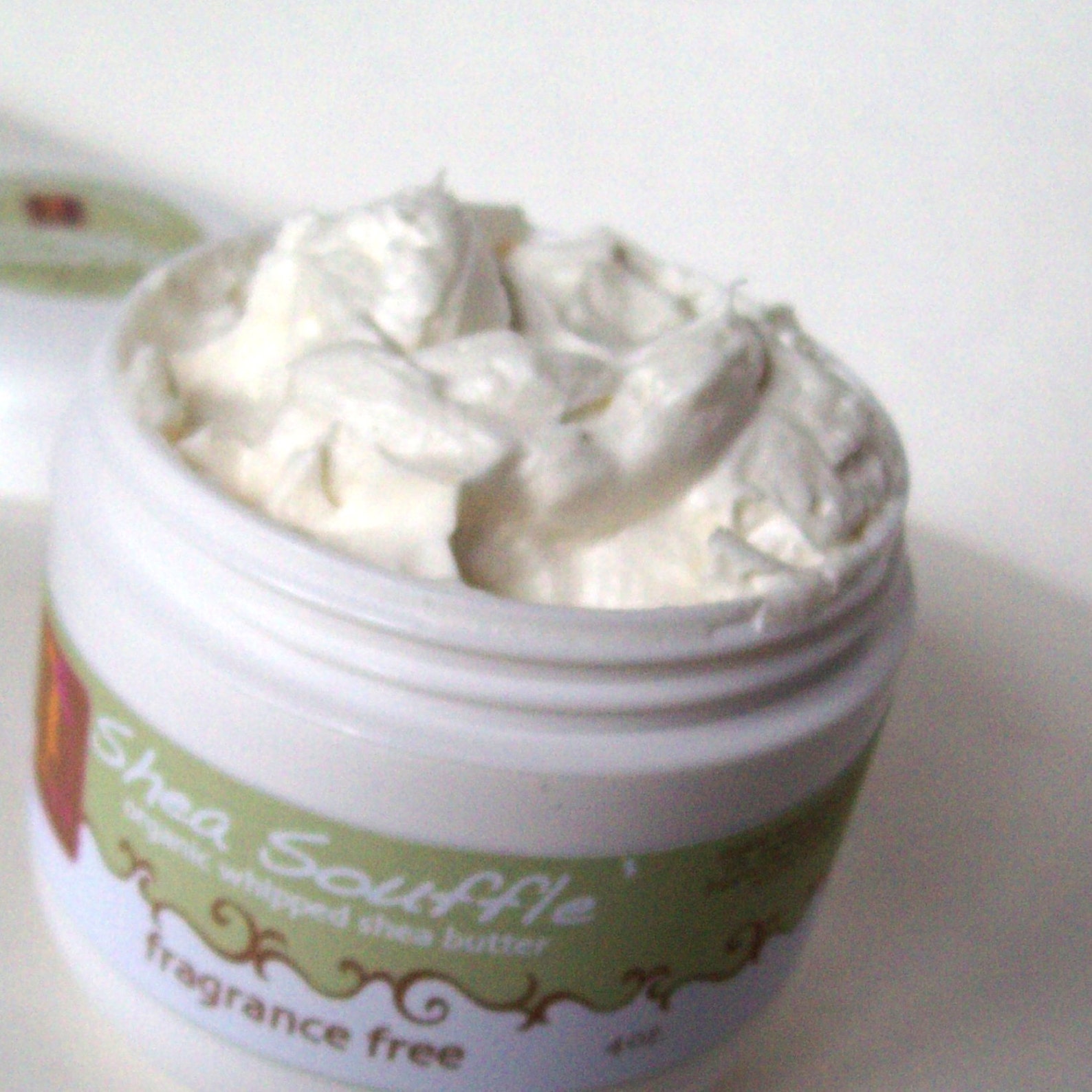Body Butter Fragrance Free Organic Shea Butter, Shea Souffle' Whipped ...