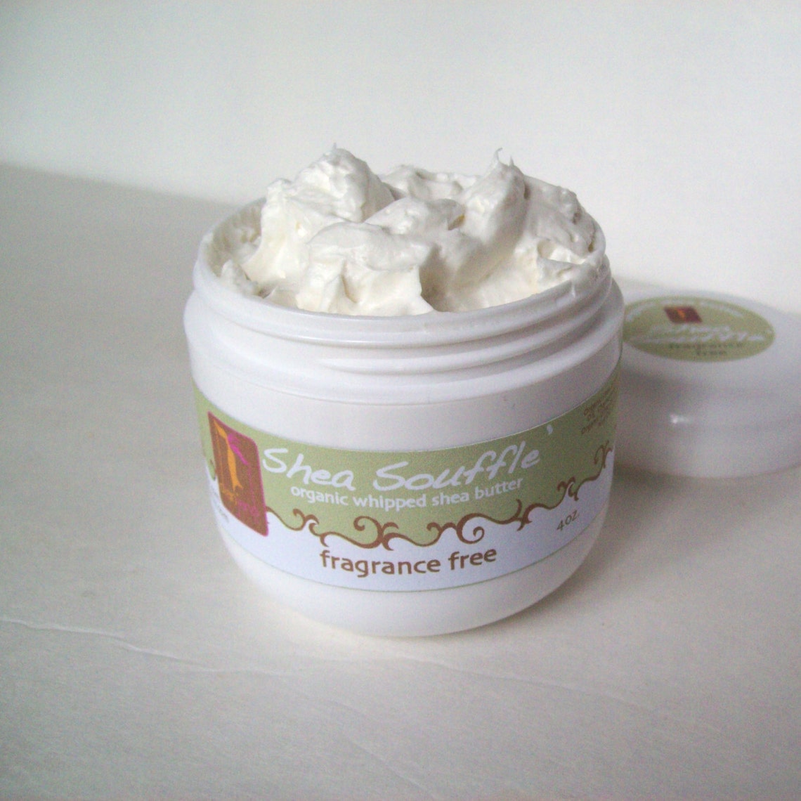 Body Butter Fragrance Free Organic Shea Butter, Shea Souffle' Whipped ...