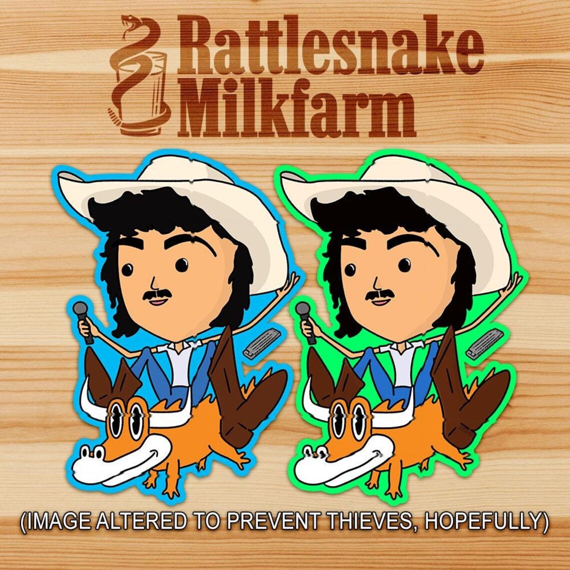 Cowboy Ambrose King Gizzard and the Lizard Wizard Sticker Longhorn ...