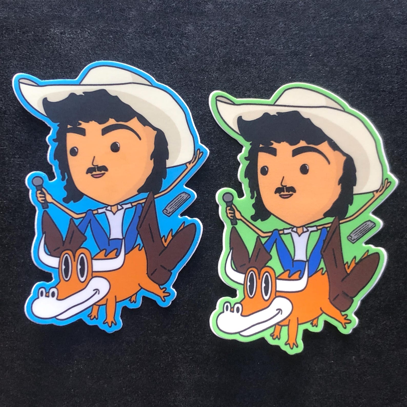Cowboy Ambrose King Gizzard and the Lizard Wizard Sticker Longhorn ...